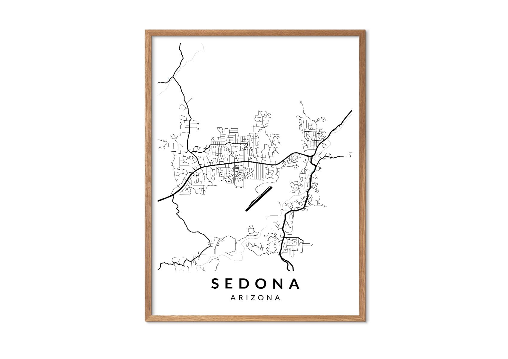 Sedona Arizona Usa Map